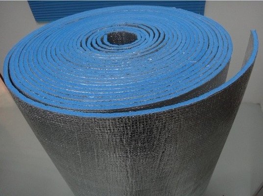 double reflection barrier aluminium foil bubble foam xpe epe woven cloth fabric floor roof wall isolation construction m