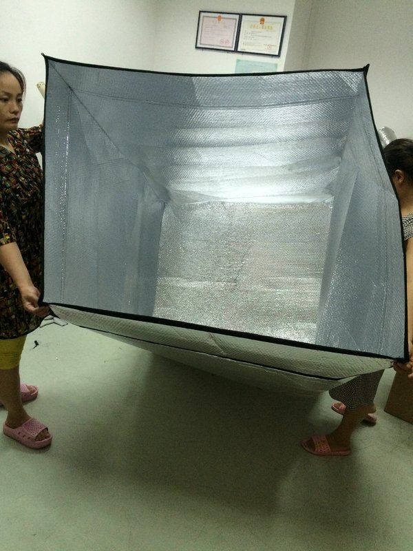 thermal insulation material for oven Thermal Insulation Container Liner With PE Bubble Foil cooler insulation material