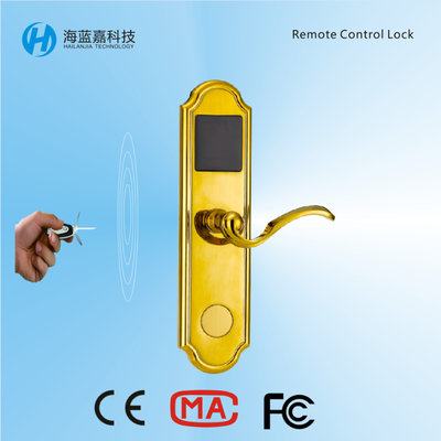 Outdoor wireless security golden keyless entry front door locks from Shenzhen