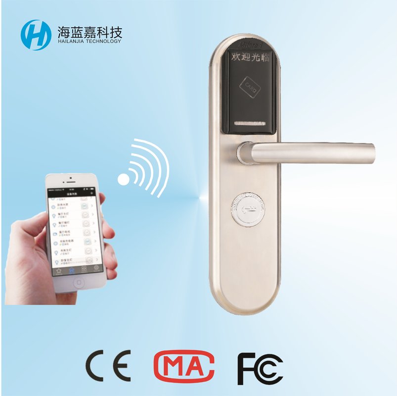 New design 304 Stainless Steel  silvery house/Apartment door lock with phone app