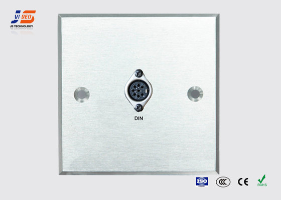 plat de mur multi de médias de sablage d'oxydation d'aluminium de 4mm avec le connecteur DIN