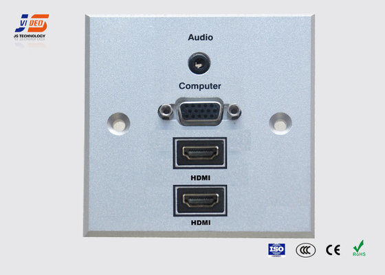 prises universelles audio stéréo de bâti de mur de 3.5mm pour la conférence/chambre d'hôtel