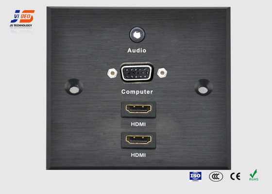 prises universelles audio stéréo de bâti de mur de 3.5mm pour la conférence/chambre d'hôtel