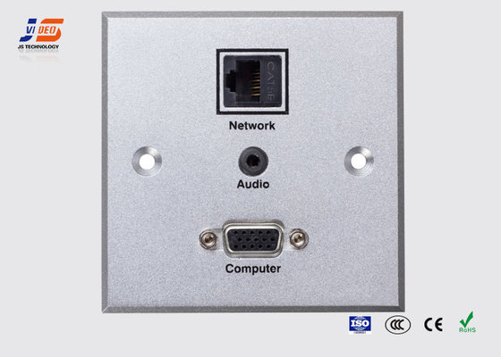 Plat de mur multi de médias de RJ45 VGA