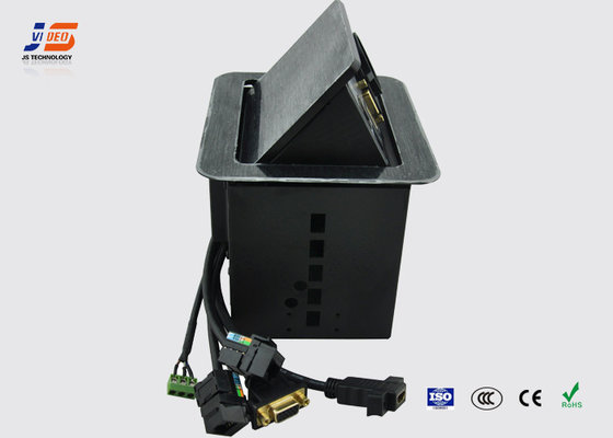 Coffret de table de conférence de multimédia, embase acceptant les jacks de 3.5mm
