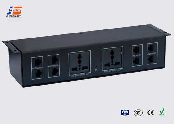 Certificat noir de la CE ROHS de coffret de multimédia de bureau de ligne de touche