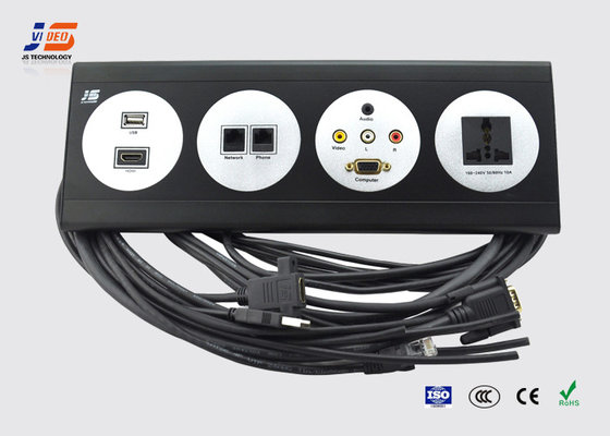 Coffret intelligent de multimédia de prise de dessus de Tableau avec la prise de puissance de Pin 220V 3
