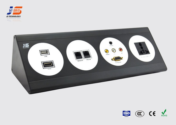 Coffret intelligent de multimédia de prise de dessus de Tableau avec la prise de puissance de Pin 220V 3