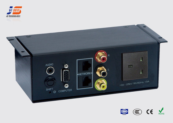 Coffret de multimédia de prise de prise de puissance avec la vidéo d'USB du réseau RJ11