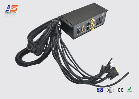 Coffret de multimédia de prise de prise de puissance avec la vidéo d'USB du réseau RJ11