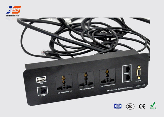 L'UE BRITANNIQUE des Etats-Unis branchent la prise de multimédia de l'électricité avec USB RJ45 RJ11 VGA