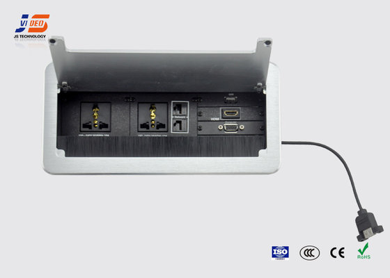 Boîte de bureau de jonction de câble de prise de courant avec le jack De stéréo de 3.5mm