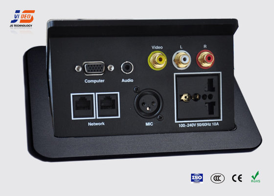 Sautez le débouché en aluminium de la prise RJ45 de dessus de Tableau de coffret de Tableau de conférence