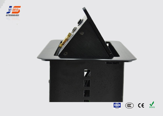 Inclinaison vers le haut de boîte de bureau électrique de jonction de câble de prise avec RJ45 VGA