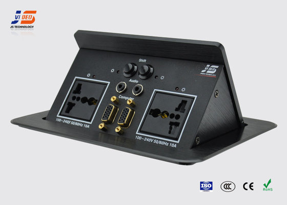 Prise de table visuelle de bureau de Tableau de conférence de coffret de VGA RJ45 HDMI