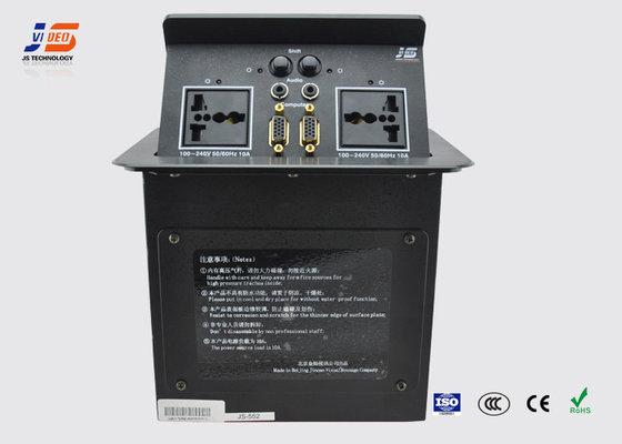 Prise de table visuelle de bureau de Tableau de conférence de coffret de VGA RJ45 HDMI