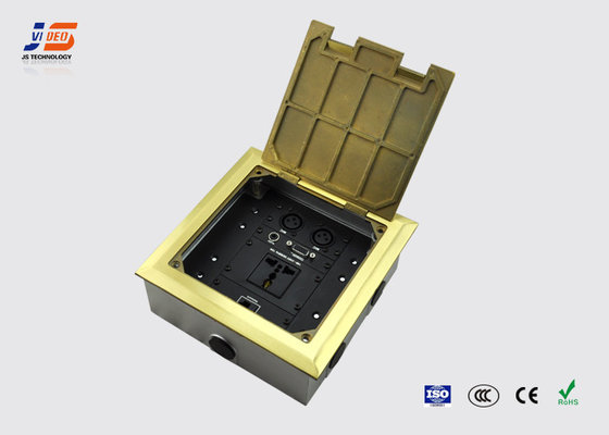 Prise universelle de plancher de prise de plancher pour la salle de conférence, puissance USB RJ45 de HDMI