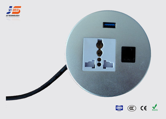 100v - débouché de prise de la puissance 240v avec le chargeur du courant alternatif De connecteurs RJ45 USB
