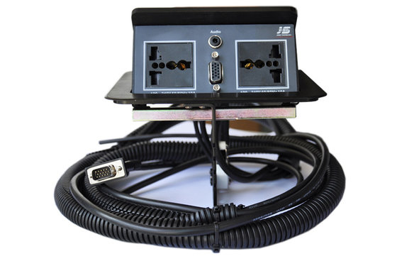 Boîte de table d'interconnexion, prises VGA 10A de prises de puissance de boîte de courant électrique