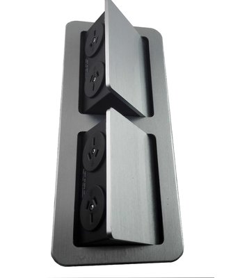 Prise en aluminium d'USB d'allié, cable connecteur du réseau RJ45 pour des salles de conférence
