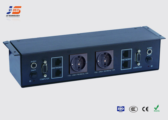 coffret audio de multimédia de 3.5MM, commutateur de prise de courant alternatif De 3 bornes