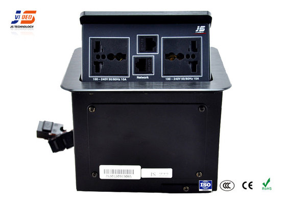 Connecteurs de réseau montés par bureau en aluminium des prises de puissance de haute catégorie RJ45