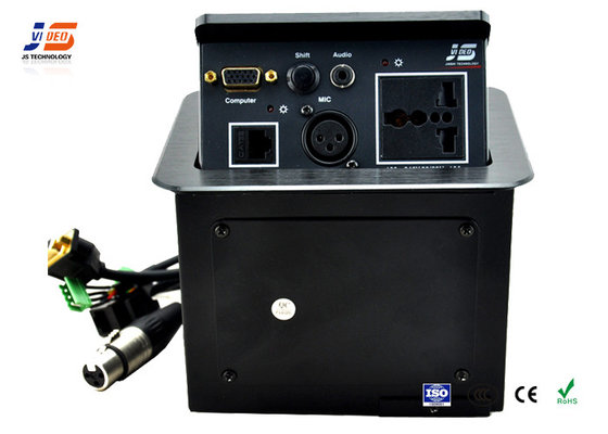 Inclinez vers le haut du coffret de multimédia avec Pin XLR du courant alternatif 220V RJ45 3