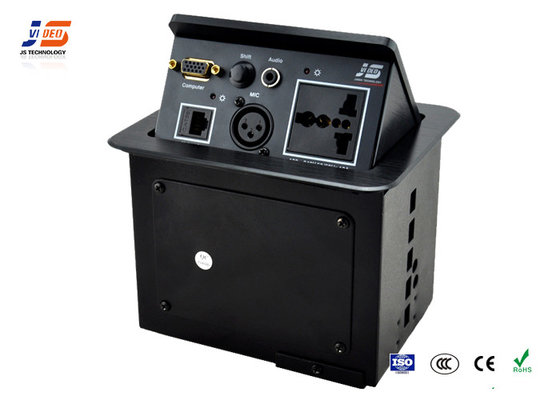Inclinez vers le haut du coffret de multimédia avec Pin XLR du courant alternatif 220V RJ45 3