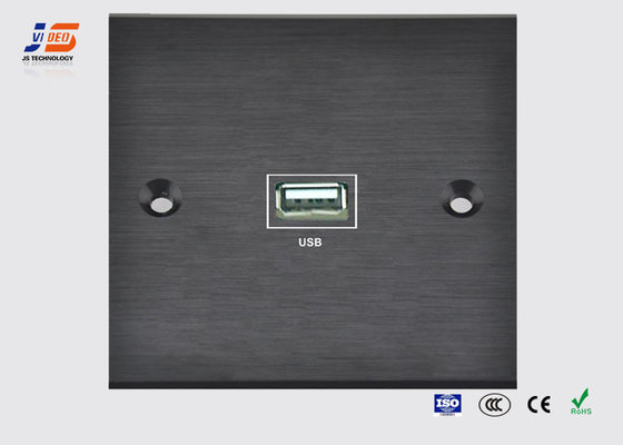 Un plat de mur multi de médias de charge d'USB pour le home cinéma, joint de soudure