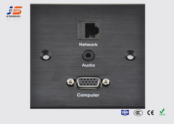 Plat de mur multi de médias de sablage argenté pour le réseau audio stéréo du VGA