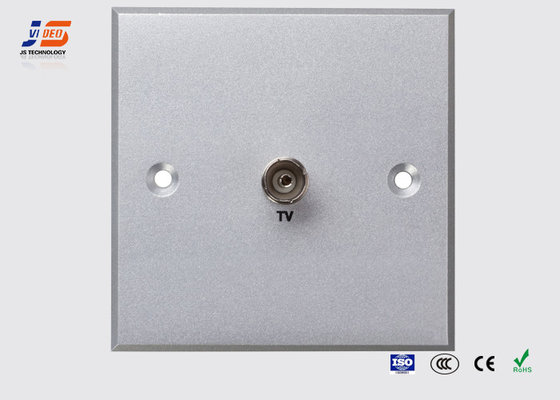 Plat de mur de finition de multimédia de sablage pour des connexions d'une prise de TV