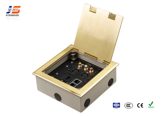Boîte concrète enfoncée de plancher pour la salle de conférence HDMI/puissance/USB