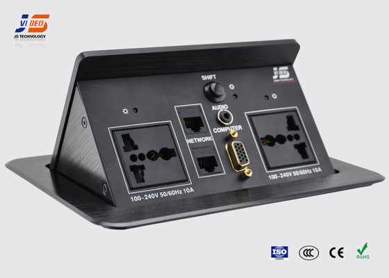 Le câble de table de plaque avant de la boîte RJ45 d'interconnexion de VGA RCA relient la boîte
