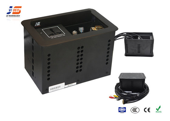 Coffret de table de ports de HDMI RJ45 USB VGA pour le Tableau de conférence