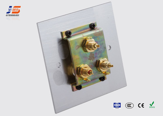 Plat de mur multi audio et visuel composé de médias, mur de débouché électrique