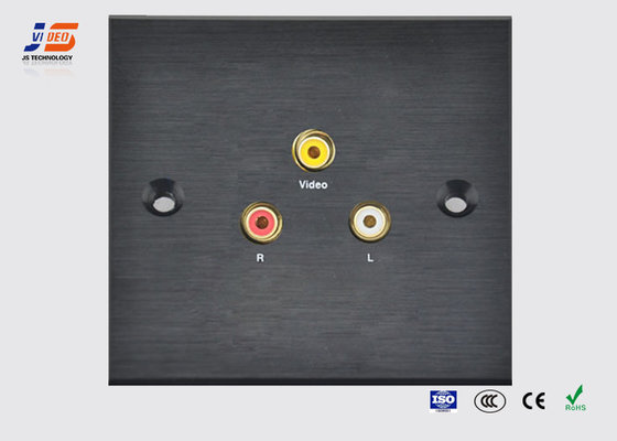 Plat de mur multi audio et visuel composé de médias, mur de débouché électrique