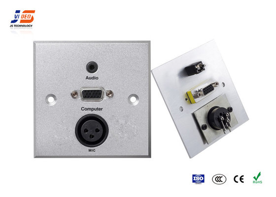 Plat de mur multi de médias de connecteur multiple de Pin Xlr, prise murale d'USB HDMI