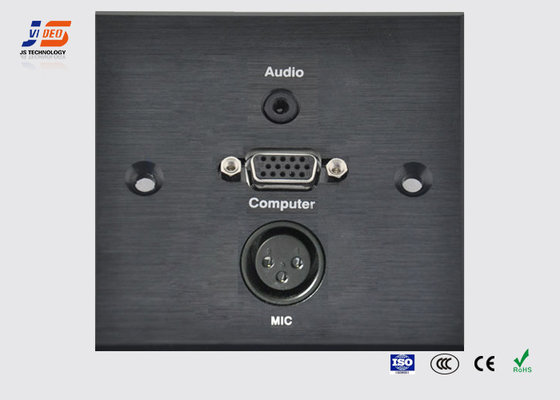 Plat de mur multi de médias de connecteur multiple de Pin Xlr, prise murale d'USB HDMI