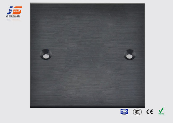 Plats multi noirs de blanc de plat de mur de médias pour le trou de mur de couverture