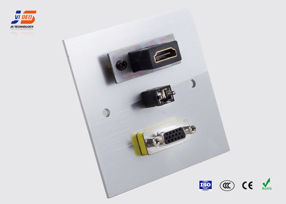 Plat de mur multi de dissimulation de médias avec le panneau visuel analogue et de Digital VGA HDMI
