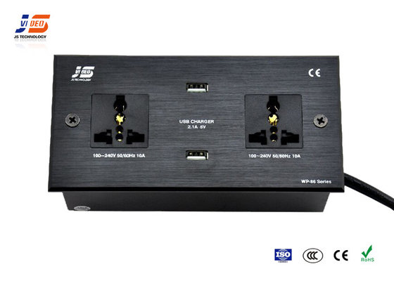 Mur électrique adapté aux besoins du client de débouchés de Tableau de conférence, prise murale de HDMI USB
