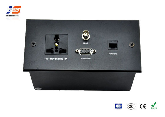 Coffret de multimédia de boîte d'organisateur de câble, prise de RJ45 BNC VGA
