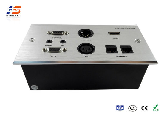 Ports électriques commodes de haut-parleur des débouchés MIC de Tableau de conférence de gestion de câble de dessus de Tableau