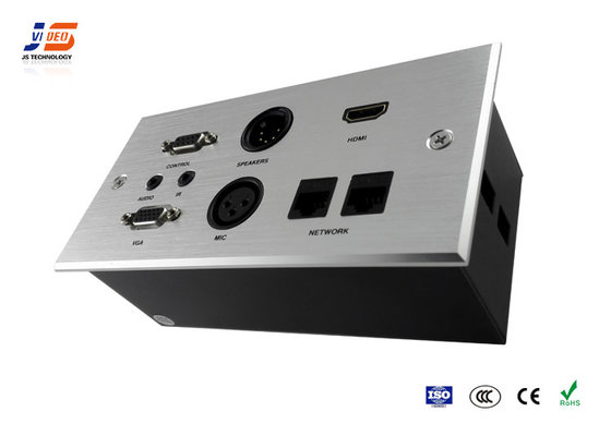 Ports électriques commodes de haut-parleur des débouchés MIC de Tableau de conférence de gestion de câble de dessus de Tableau