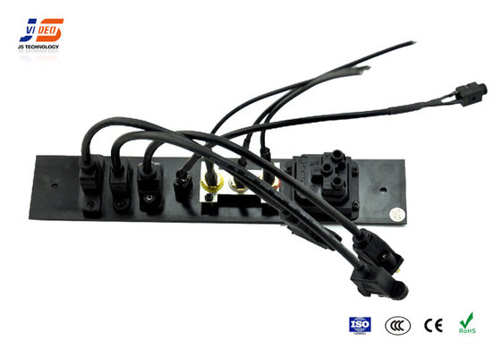 Prise multi personnalisable en aluminium de prise murale d'USB de plat de mur de médias