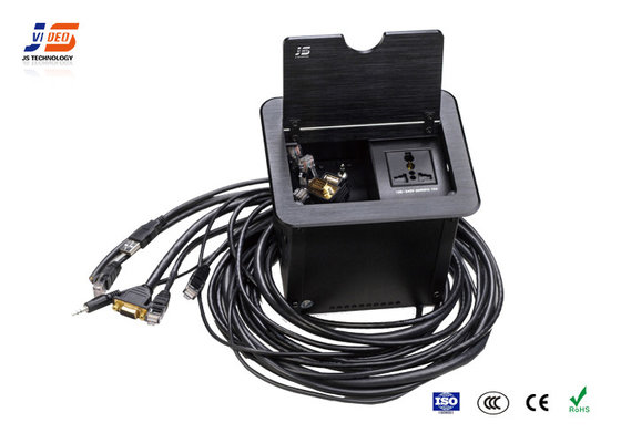 Coffret de table de pièce multifonctionnelle, boîte électrique multimédia de plancher de débouchés