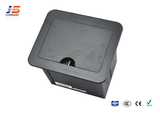 Coffret de table de pièce multifonctionnelle, boîte électrique multimédia de plancher de débouchés