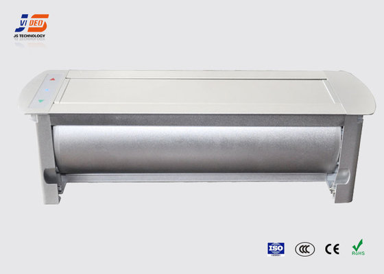 Interface visuelle audio de coffret de prise électrique de table en aluminium de secousse