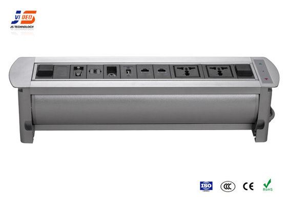 Boîte de table motorisée encastrée HDMI VGA RJ45 poids du commerce d'interconnexion