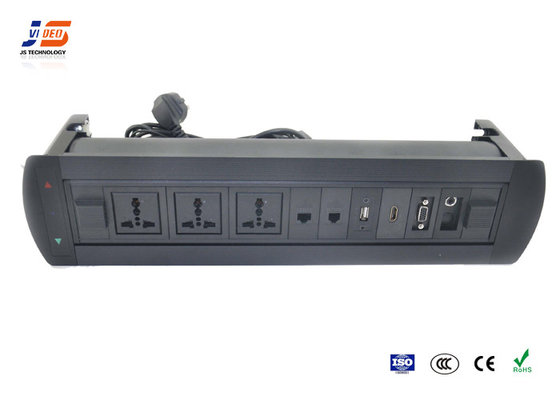 Réseau de table de la prise HDMI VGA RJ45 poids du commerce de médias multi personnalisables